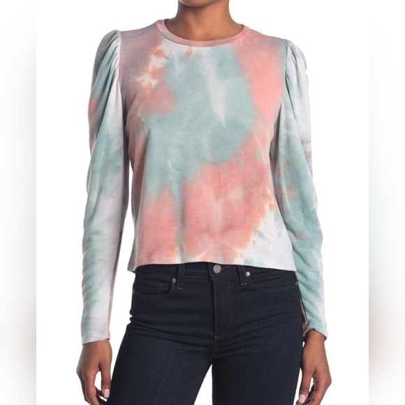 Know.One.Cares | Tops | 325 Knowonecares Tie Dye Long Sleeve Blouse ...